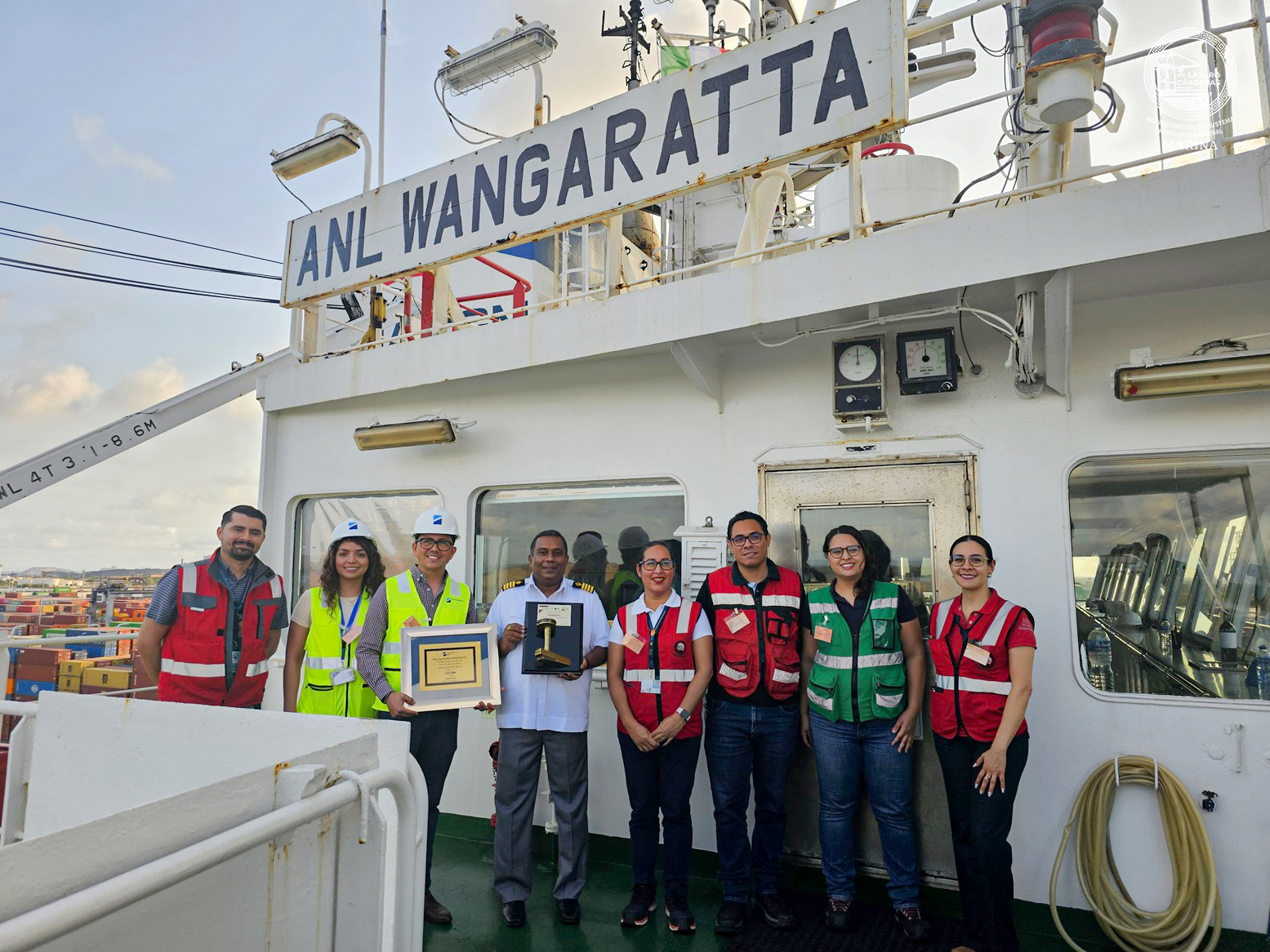 CONTINÚAN ARRIBOS INAUGURALES DE BUQUES AL PUERTO DE LÁZARO CÁRDENAS