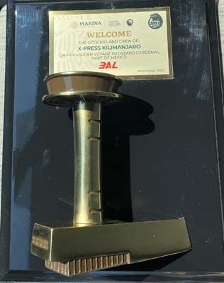 BAL CONTAINER LINE ARRIBA POR PRIMERA OCASIÓN AL PUERTO DE LÁZARO CÁRDENAS.